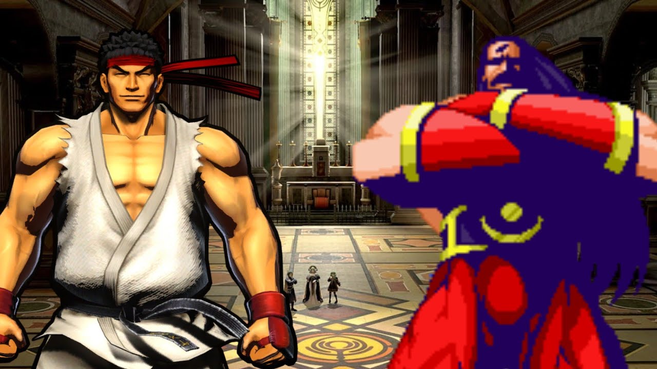 【MUGEN】Ryu VS Wolfgang Krauser - YouTube