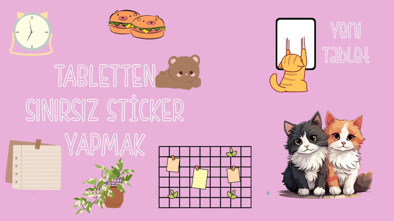 Sticker yapma | Dijital Ajanda | Ücretsiz Planlayıcı - YouTube