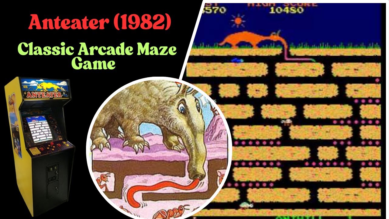 Anteater (1982) – Classic Arcade Maze Game - YouTube
