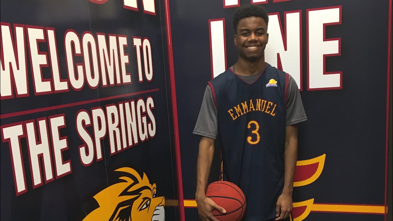 Joshua Denson Emmanuel College Ga. Season Highlights. - YouTube