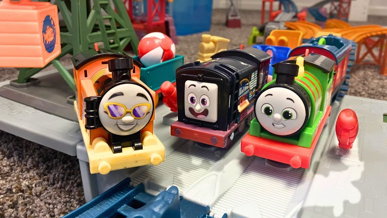 NEW Percy Nia & Diesel All Engines Go Trains! Fun Package Drops ...