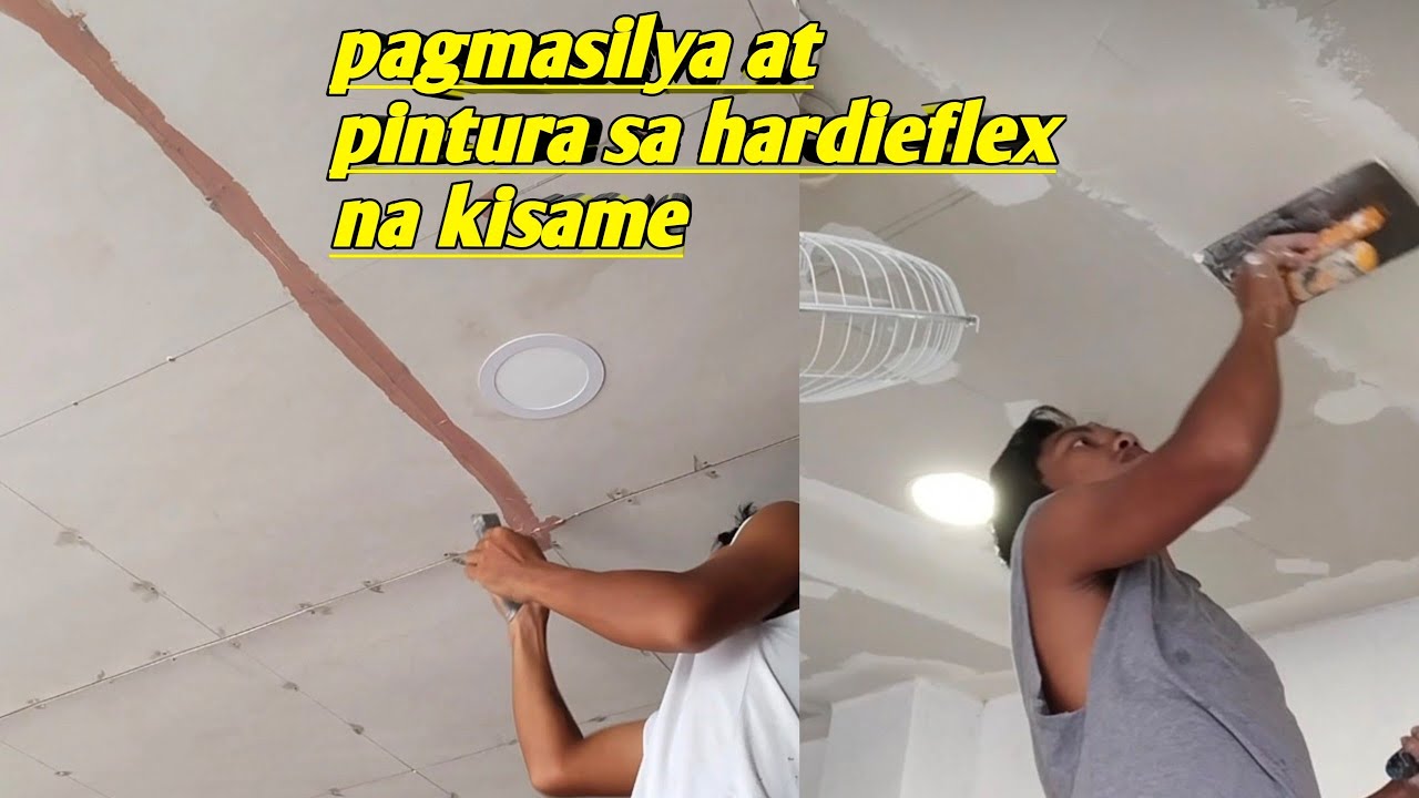 pag masilya ng epoxy at pintura sa hardieflex tutorial guide for beginners - YouTube