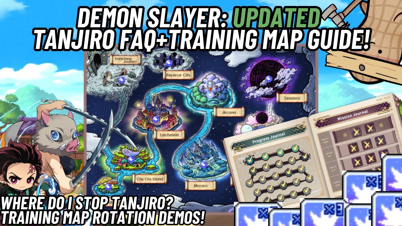 UPDATED Tanjiro FAQ+Training Maps: 200~260! | v258 | GMS 2025 | - YouTube