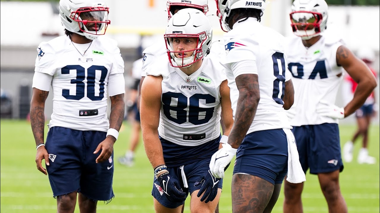 How Efton Chism Found Success in Patriots Spring Practice - YouTube