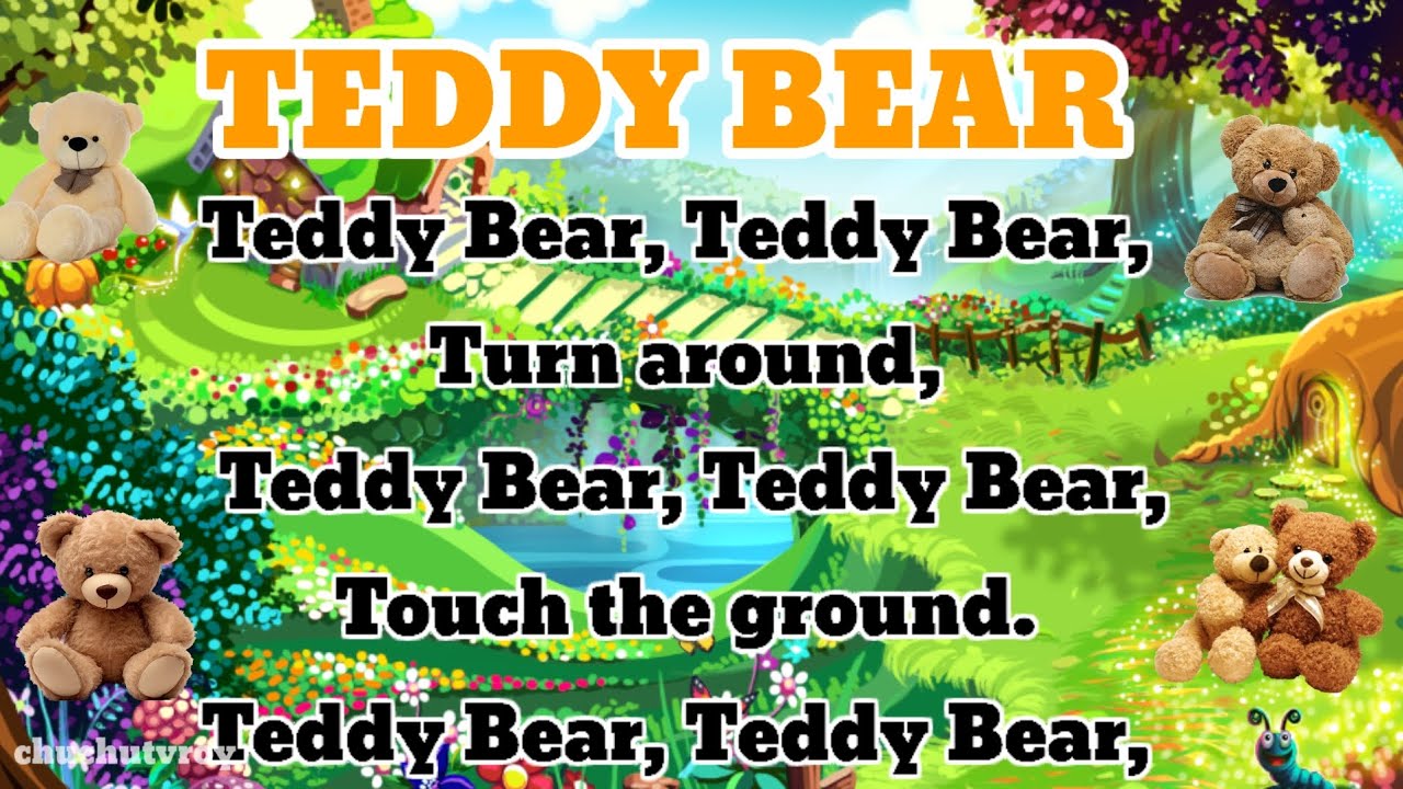 Teddy bear Teddy bear nursery rhymes|| #rhymes_teddybear - YouTube