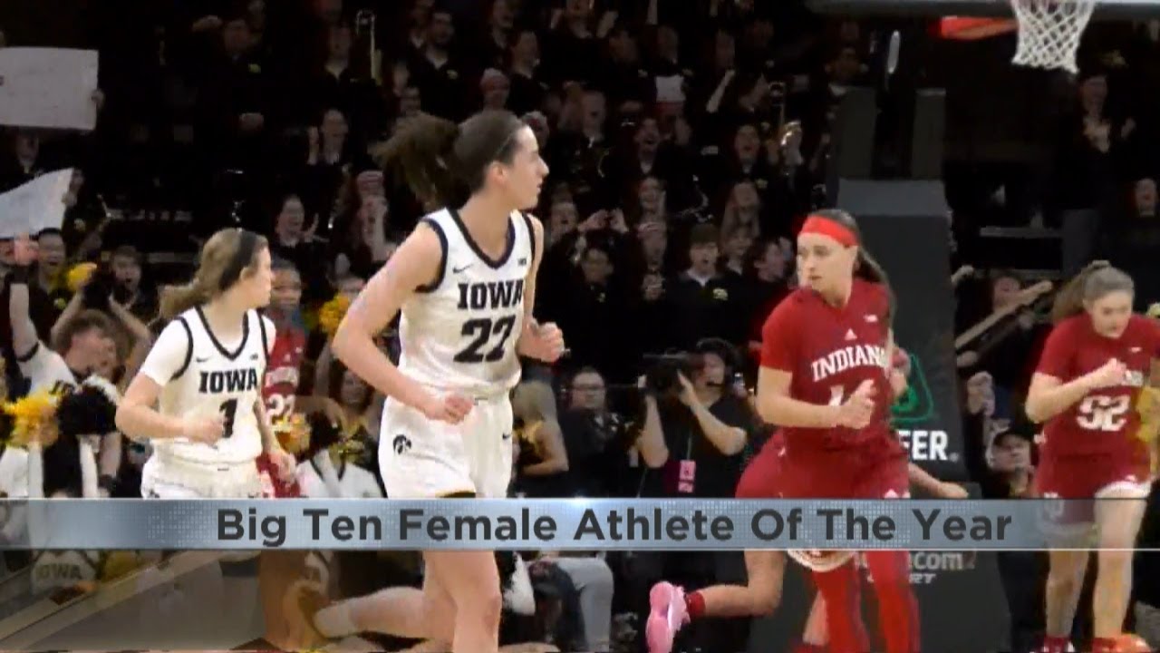 Caitlin Clark named Big Ten Athlete of the Year - YouTube