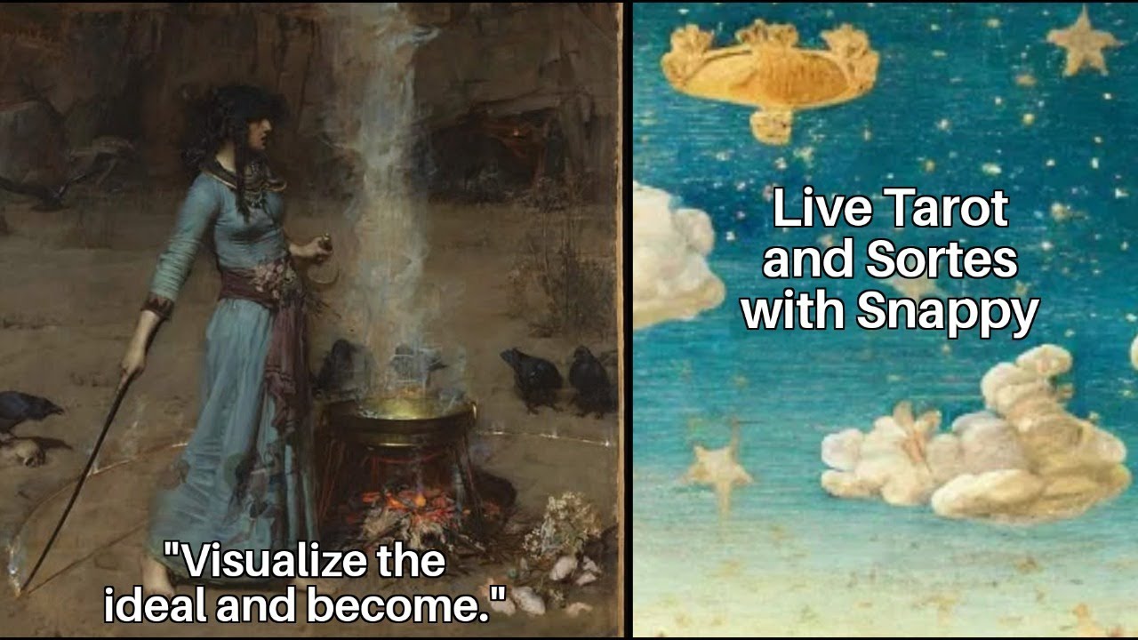 "Visualize the ideal and become." Live Tarot and Sortes with Snappy ...