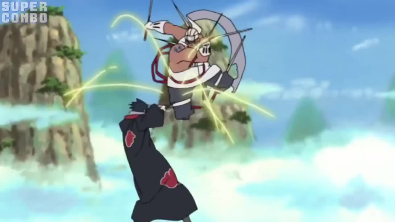 Sasuke vs killer bee full fight - YouTube