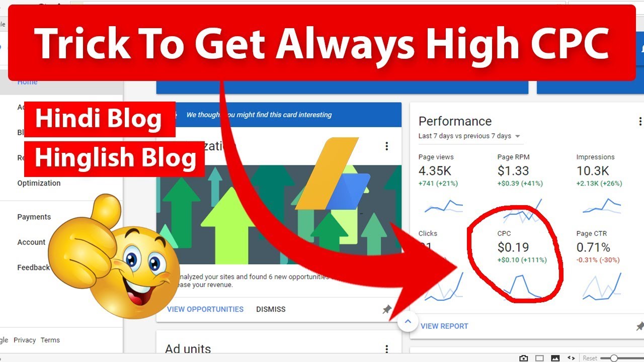 Tips To Get Always High CPC in AdSense 2019 - YouTube
