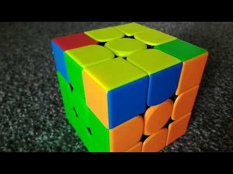 How to solve the yellow cross (for 2 look OLL) - YouTube
