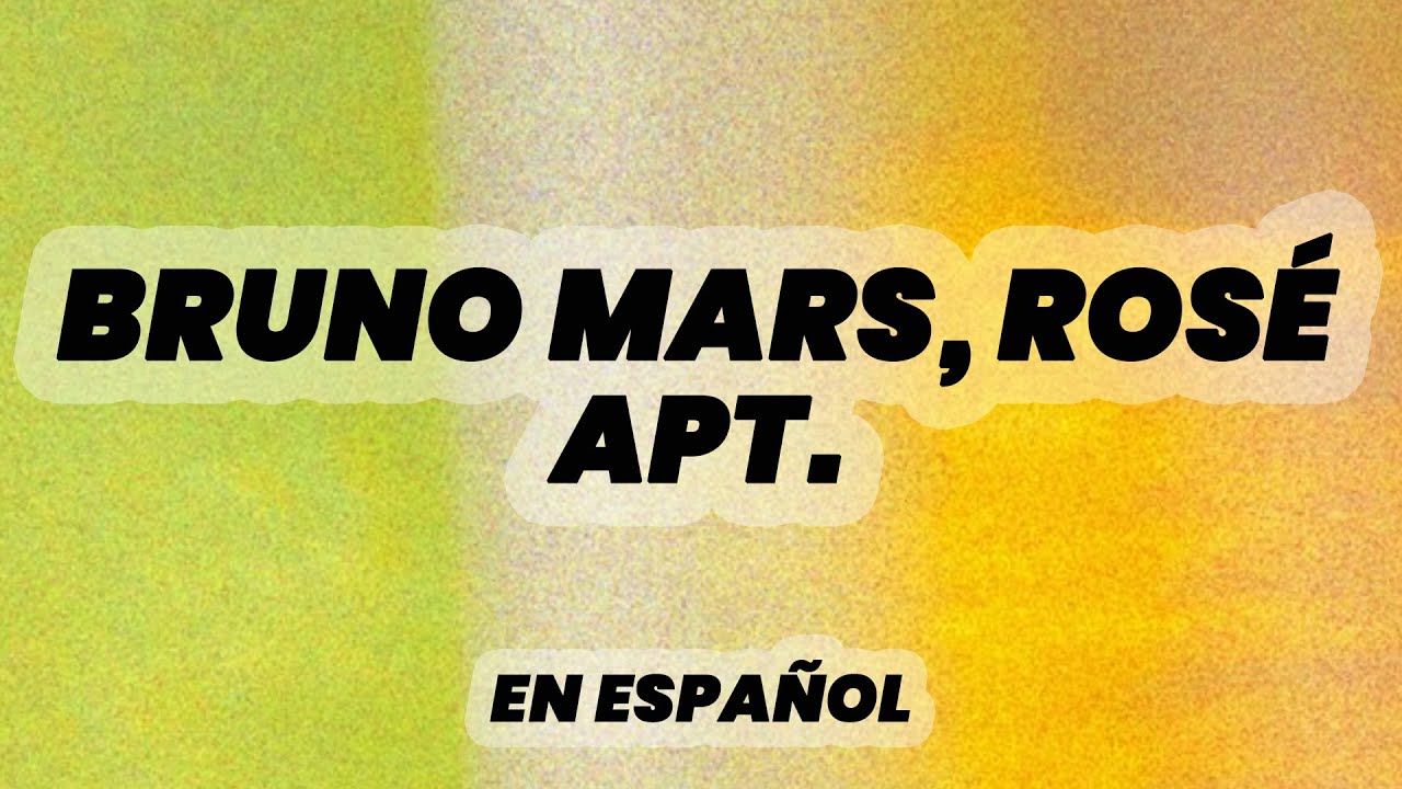 APT. en Español 🎤 🇪🇸 (Letra, cover en español) - YouTube