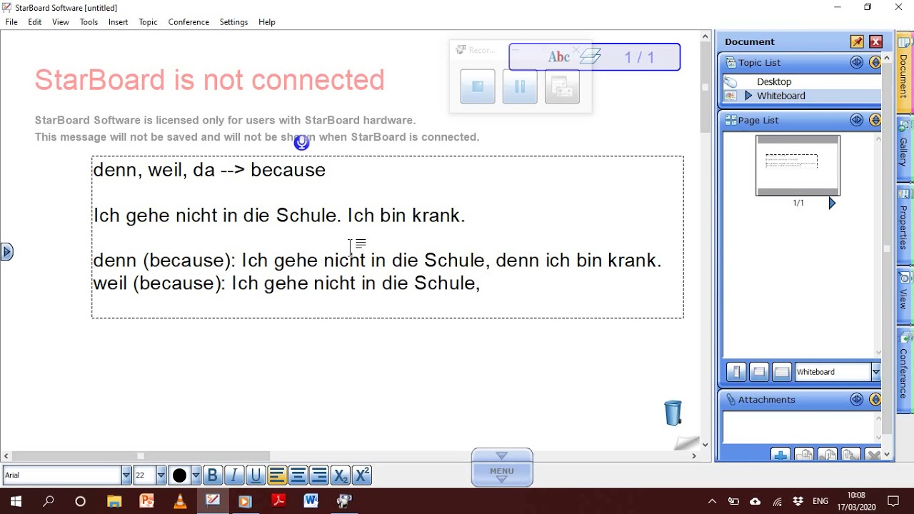 denn, weil, da explanation 1 - YouTube