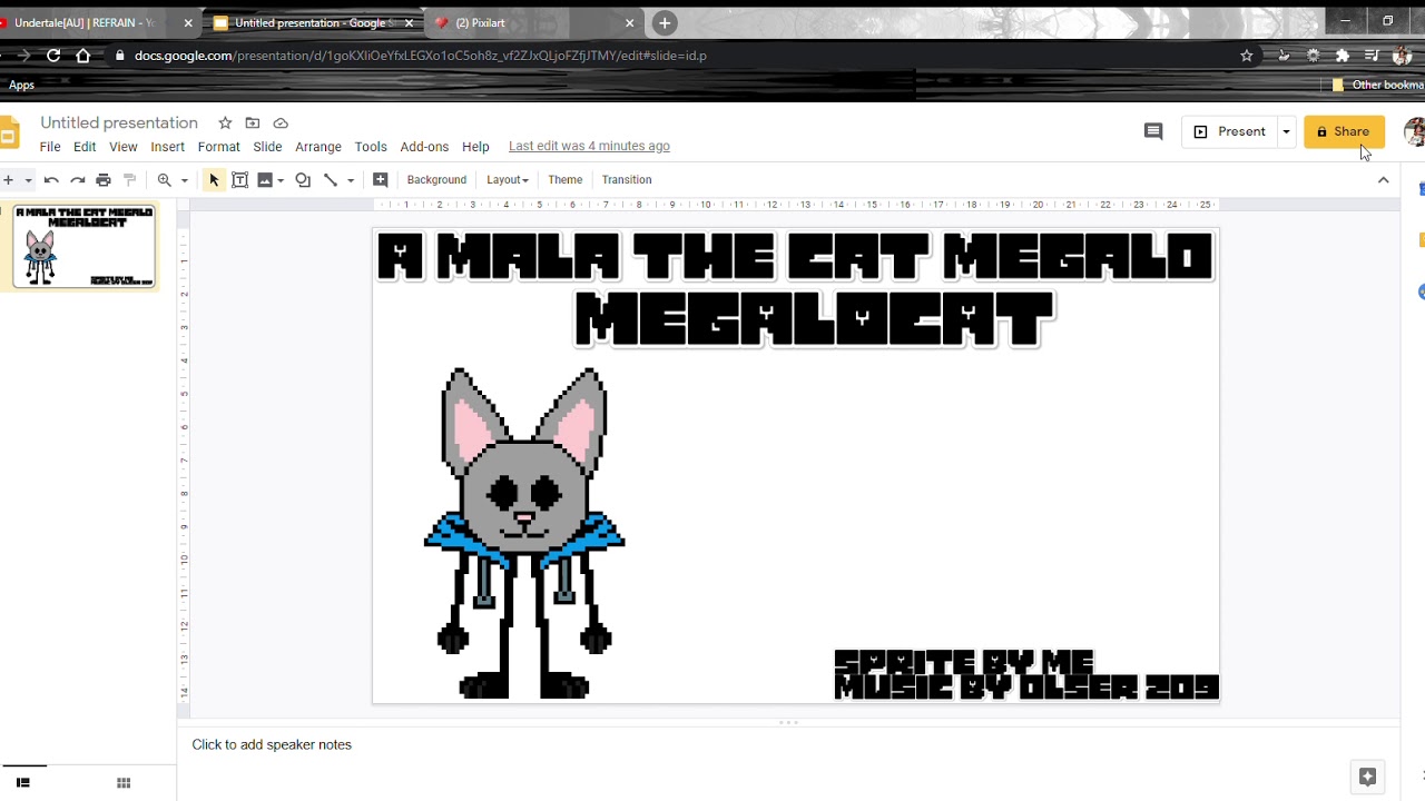 A Mala The Cat Megalo - MEGALOCAT - YouTube