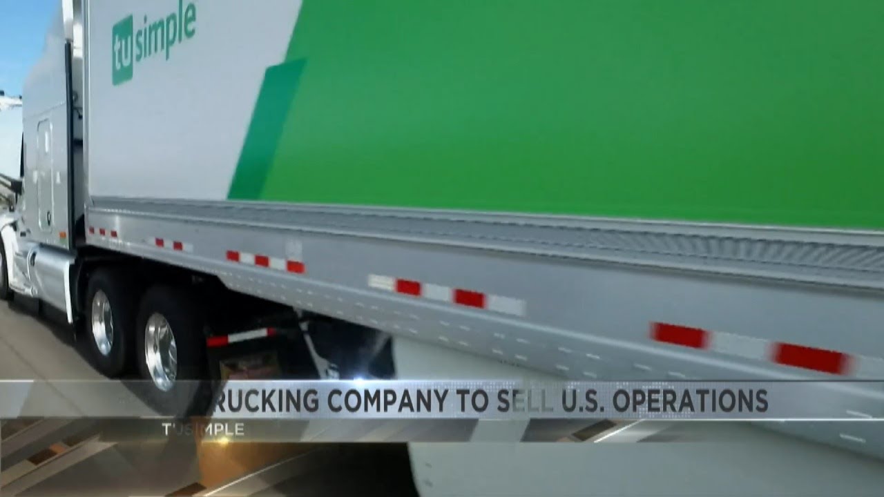 Autonomous Truck Developer 'Tu Simple' plans to sell - YouTube