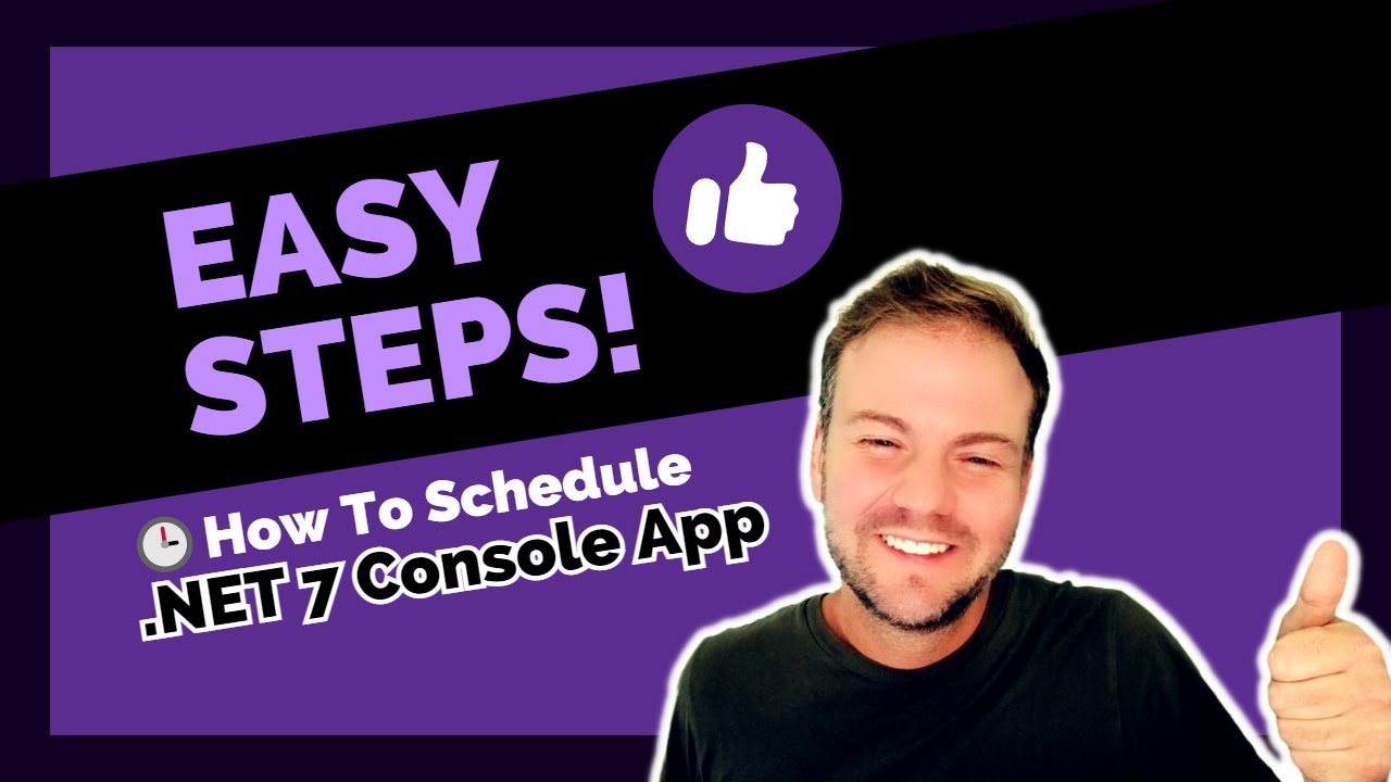 💜 How To Schedule .NET 7 8 9 C# Console App... Easily & Efficiently ...