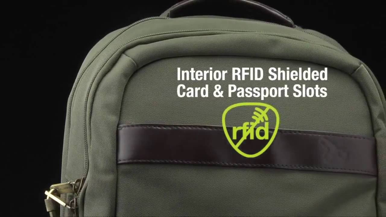 Anti Theft RFID Backpack - YouTube