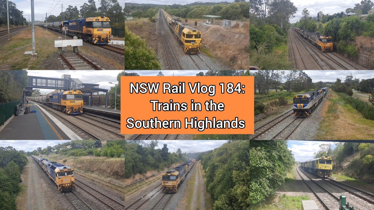 NSW Rail Vlog 184: Trains in the Southern Highlands - YouTube