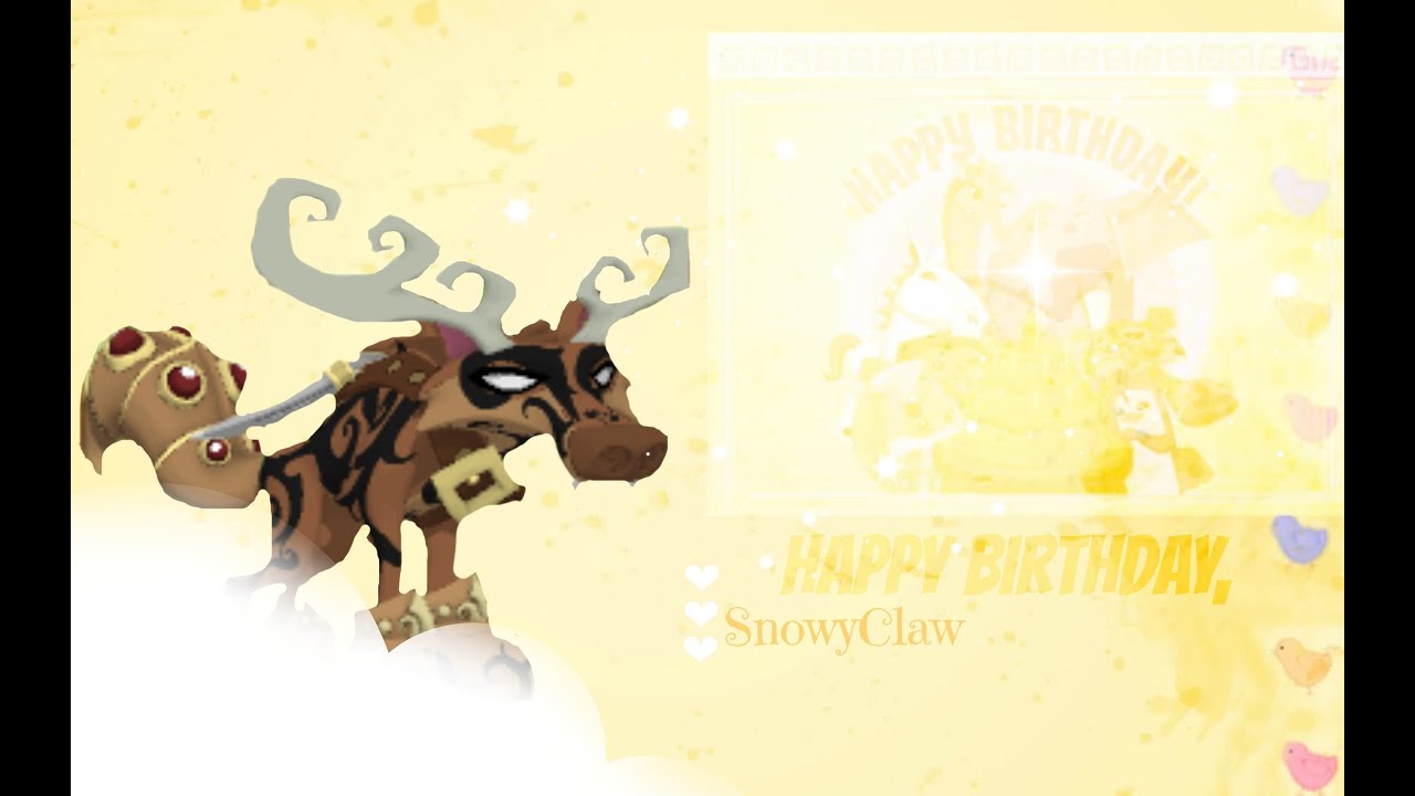 AJMV; Happy Birthday SnowyClaw! - YouTube