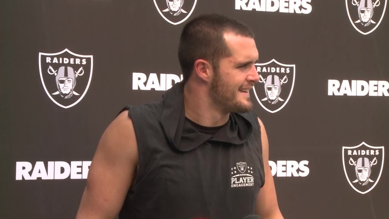 Derek Carr: It's Good To Have A Brother Who Broke His Back - YouTube