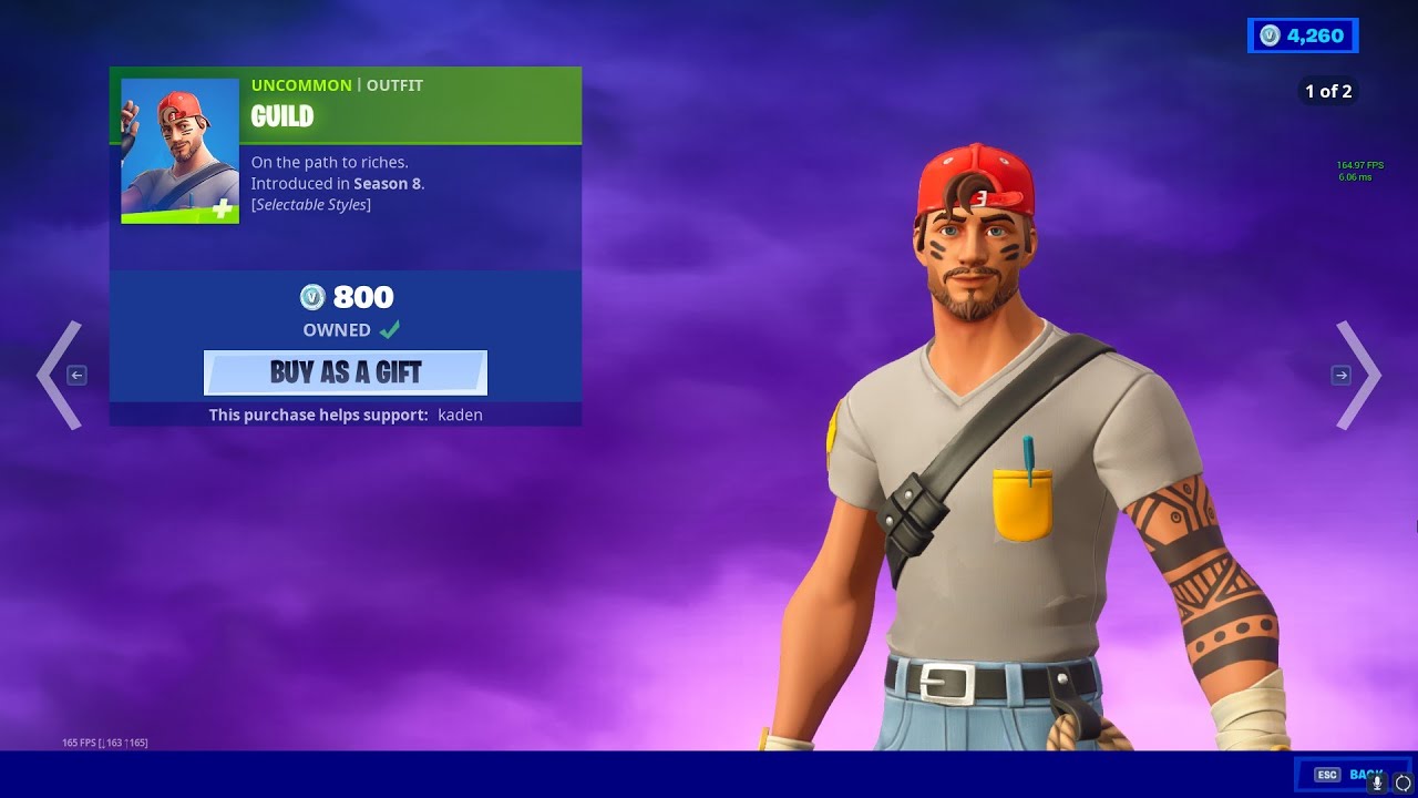 fortnite guild skin review( should you buy it) - YouTube