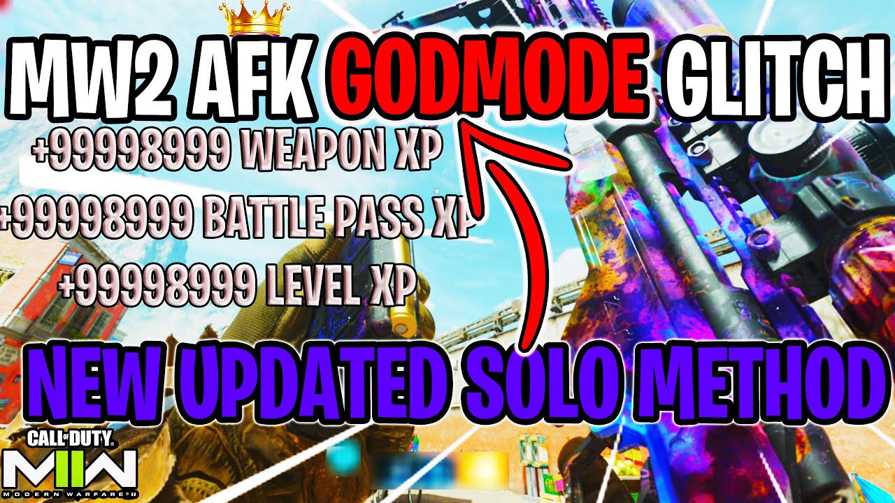 New Updated Solo Afk Xp Glitch In Mw2 Godmode Max Out Everything