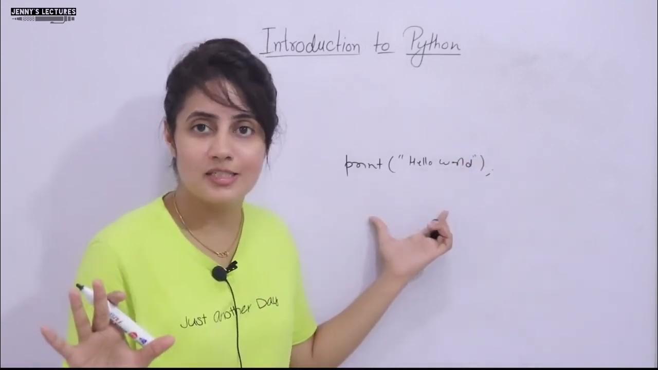 Introduction To Python Programming Python For Beginners Lec1 Youtube