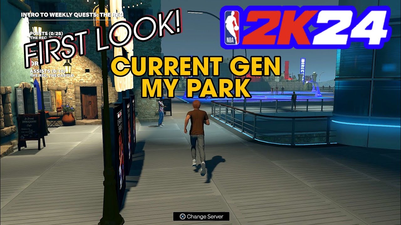 NBA 2K24 CURRENT GEN THE PARK, THE CASTLE & OFF SITE FIRST LOOK - YouTube