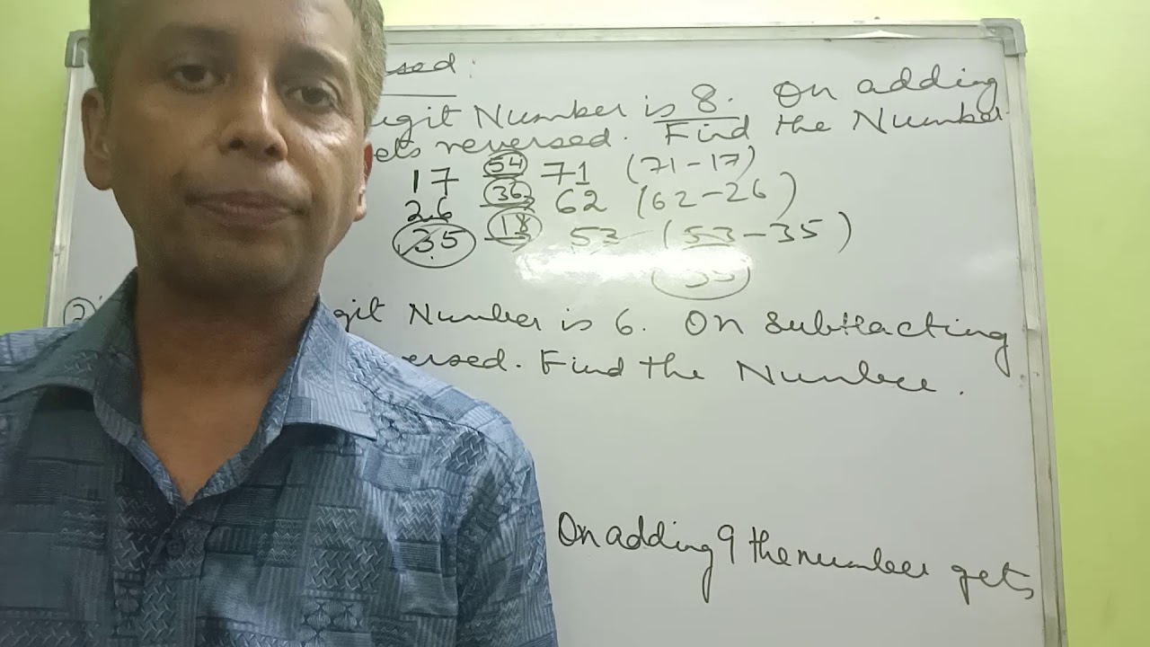 Number and its reversed on adding and subtracting Number system - YouTube