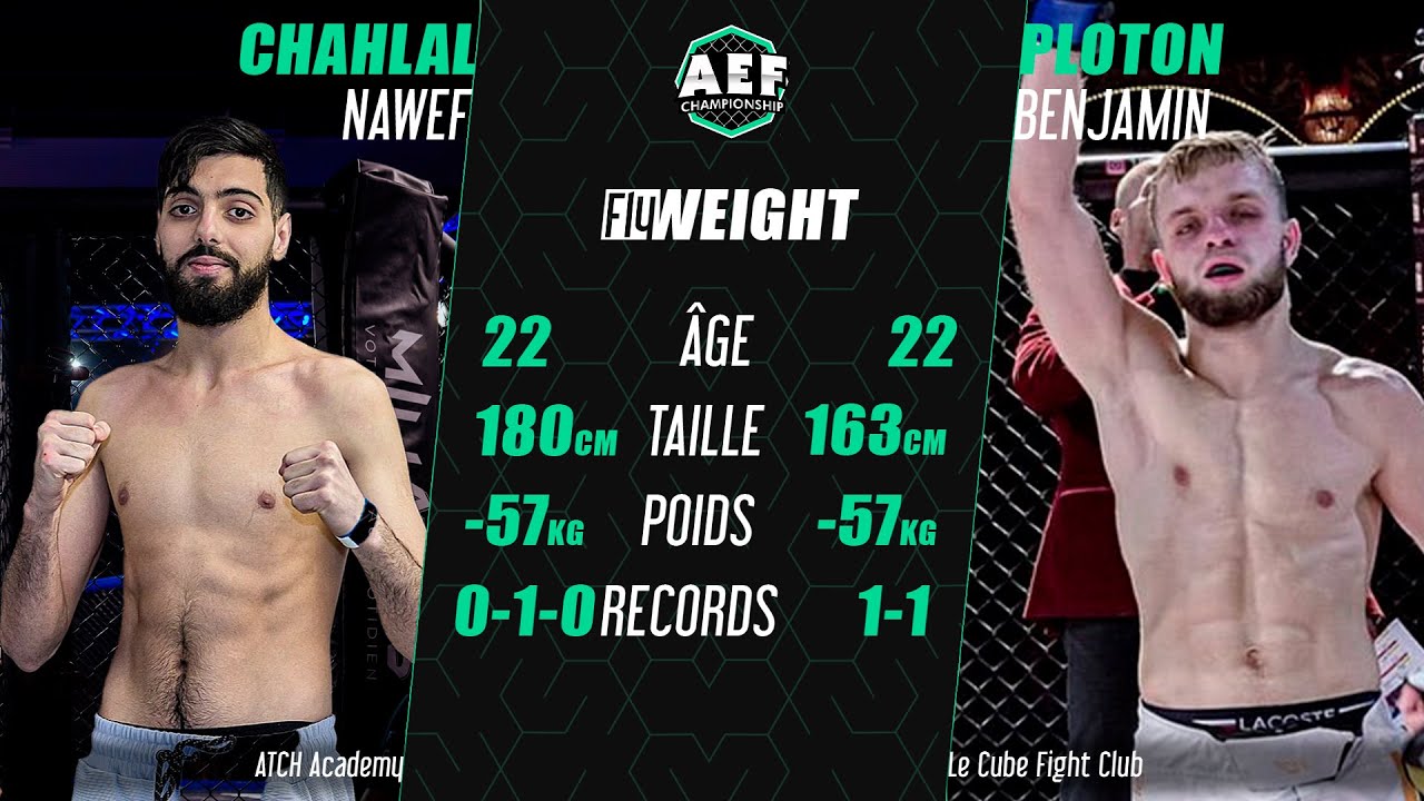 Nawef CHAHLAL vs Benjamin PLOTON - AEF3 - MMA - YouTube