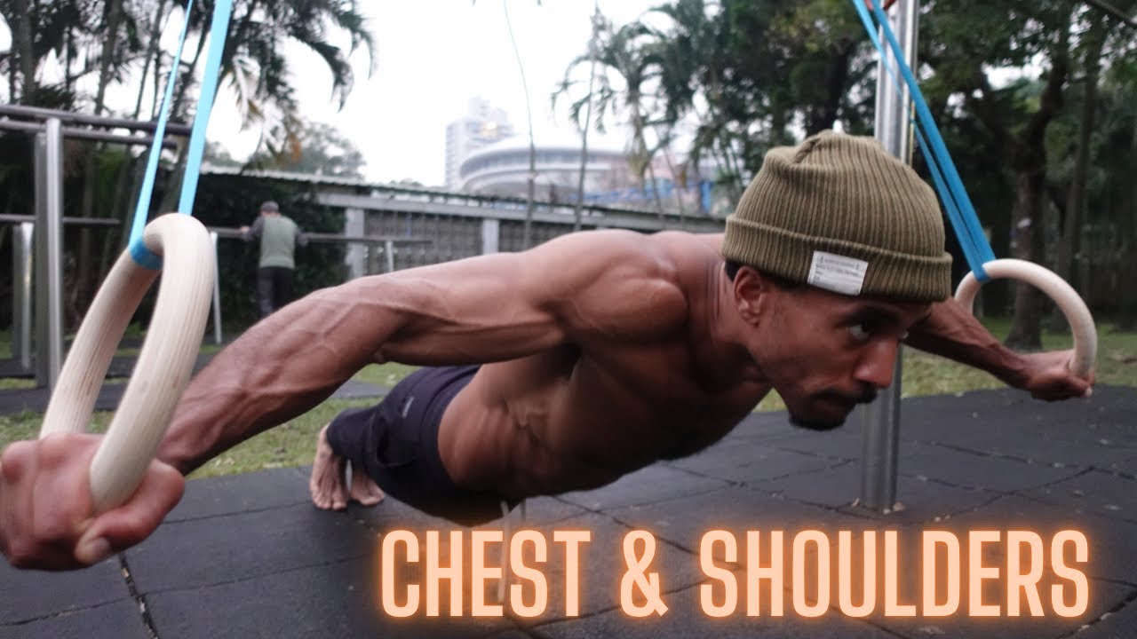 Chest and Shoulder Gains with Rings - YouTube
