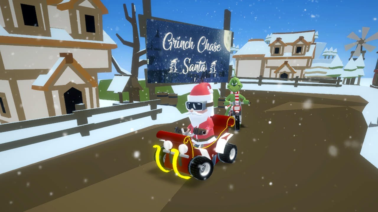 New Grinch Chase Santa Game Frivio Games Gameplay - YouTube