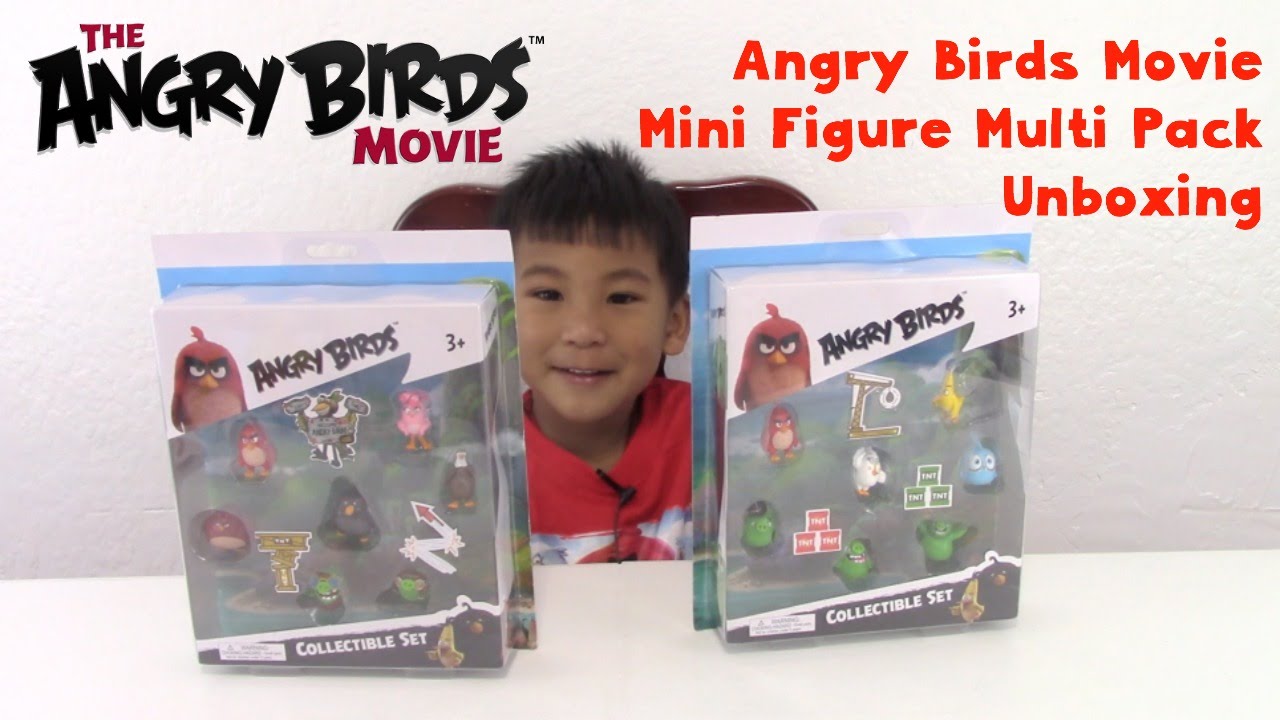 Angry Birds Movie Mini Figure Multi Pack Unboxing - YouTube