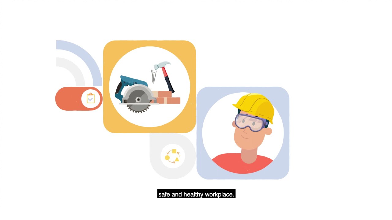 National Safe Work Month animation - think safe. work safe. be safe ...