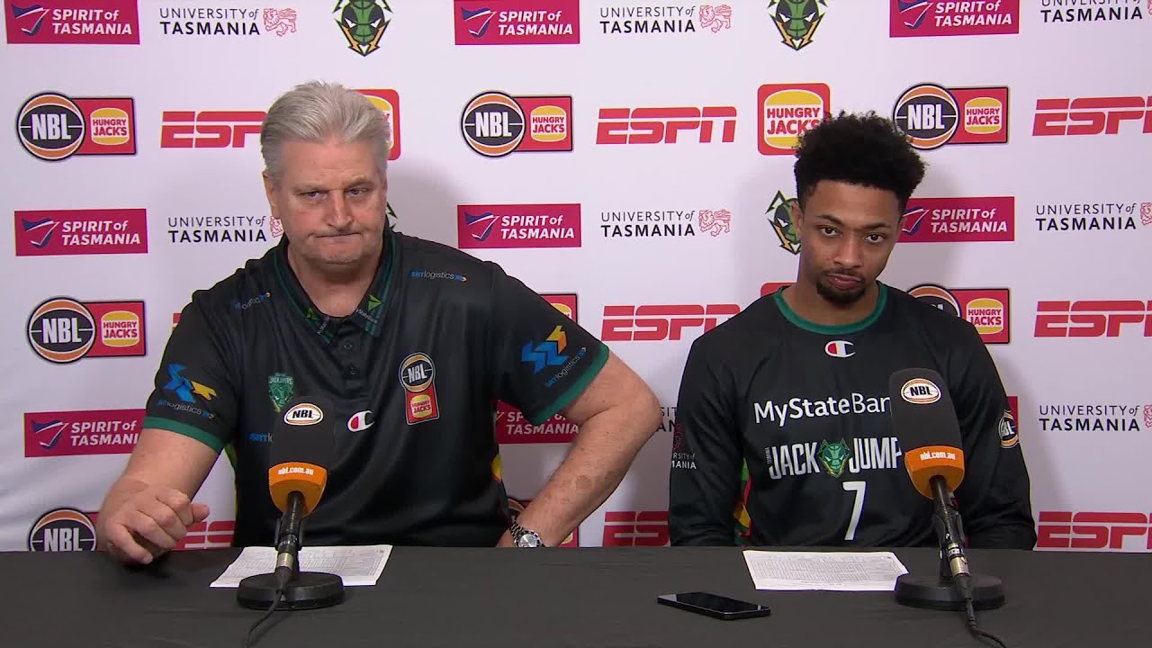 Scott Roth and David Johnson press conference vs New Zealand Breakers ...