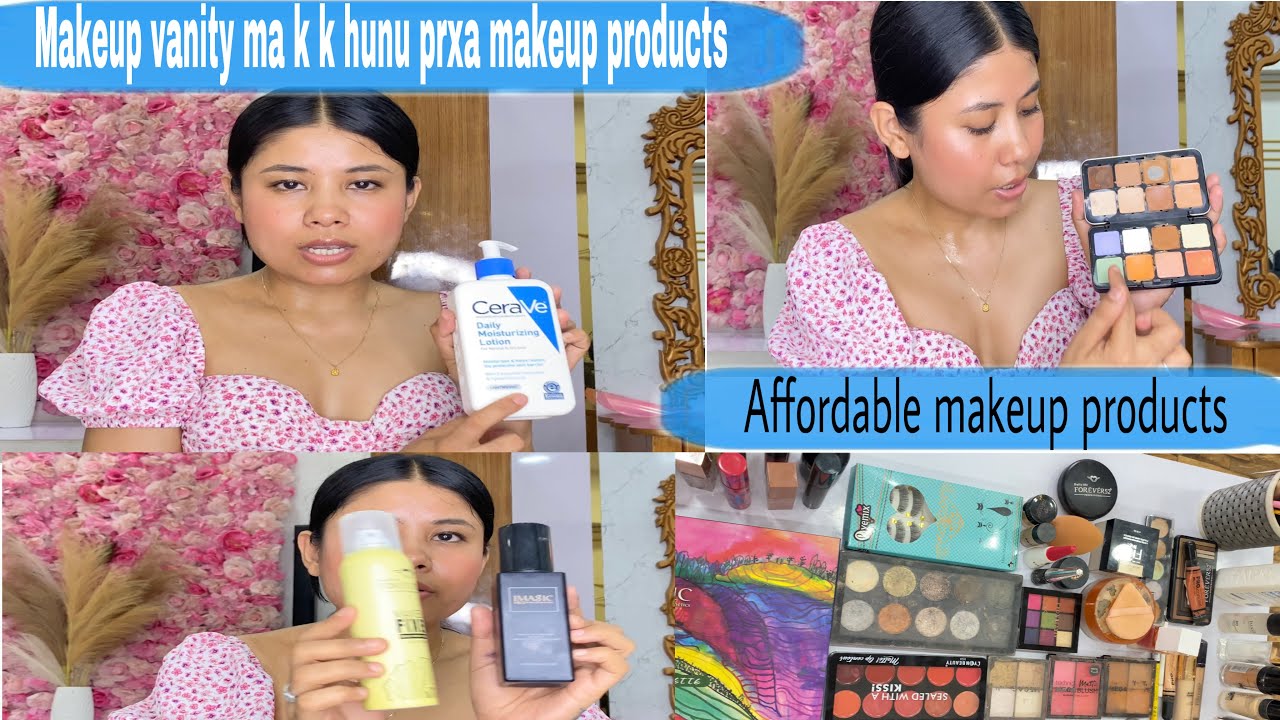 Full face makeup ko lagi k k products chahinxa /affordable makeup products / budget friendly ...