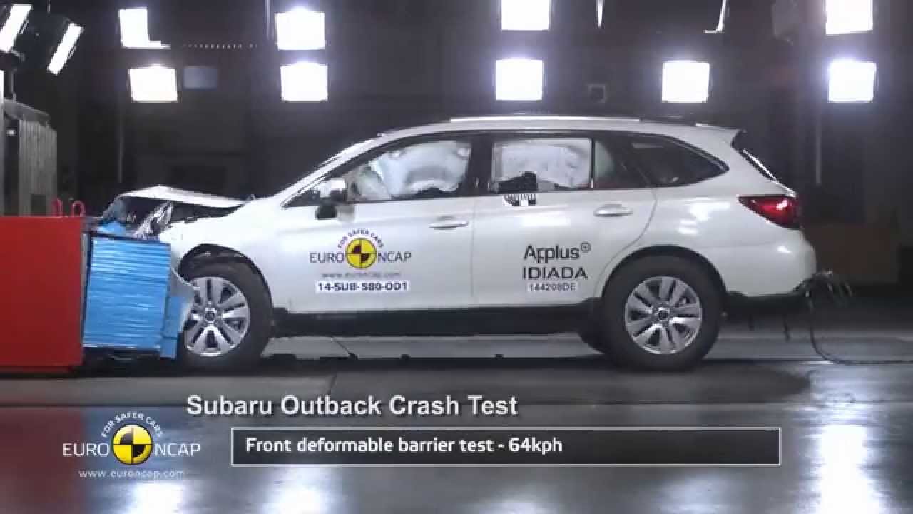 Subaru Outback - Crash Tests 2014 | AutoMotoTV - YouTube