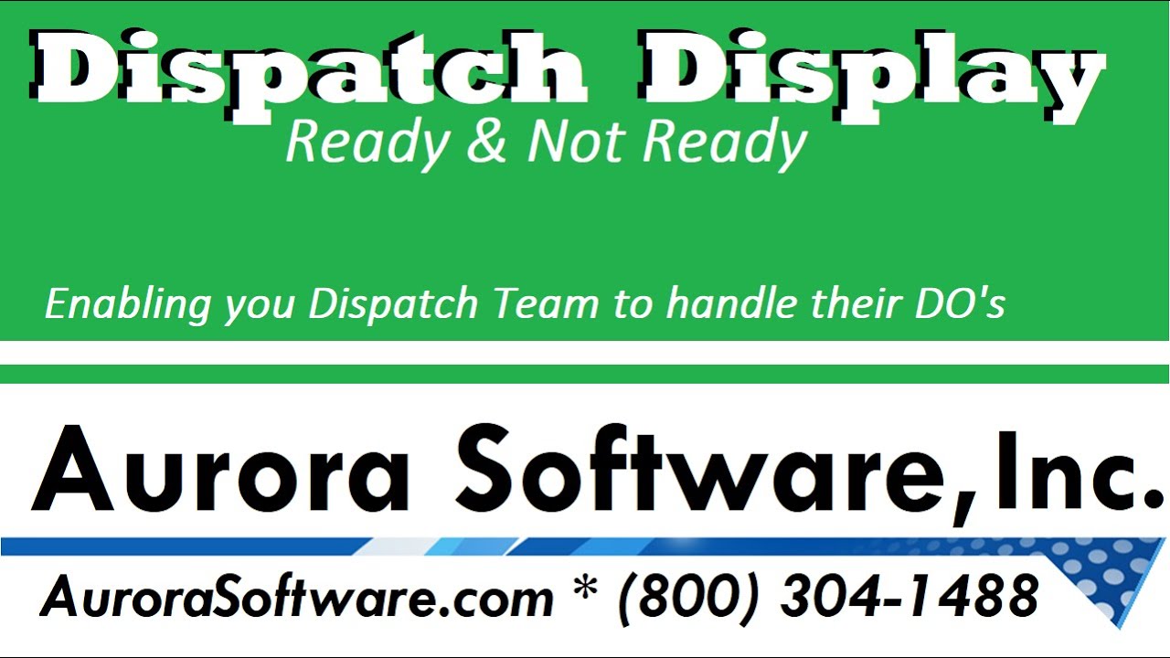 Intermodal Dispatch Display - YouTube