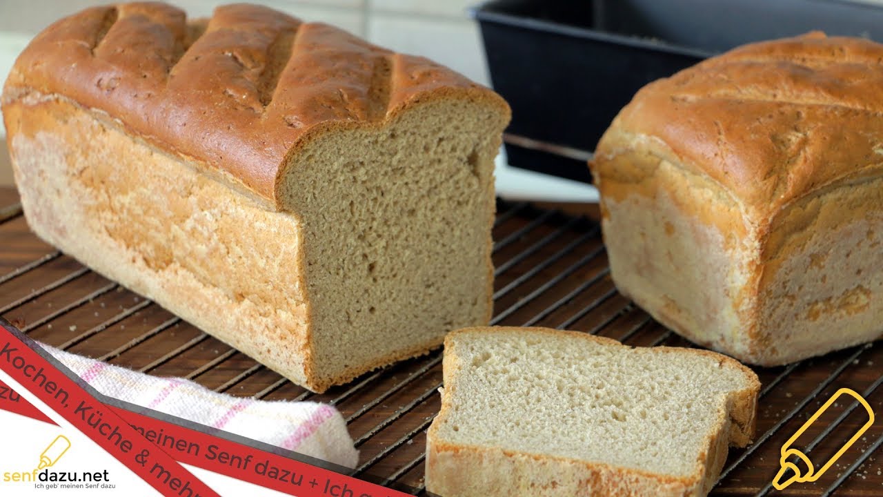 Toastbrot Rezept I Einfaches Toastbrot Weißbrot backen selbst gemacht I ...