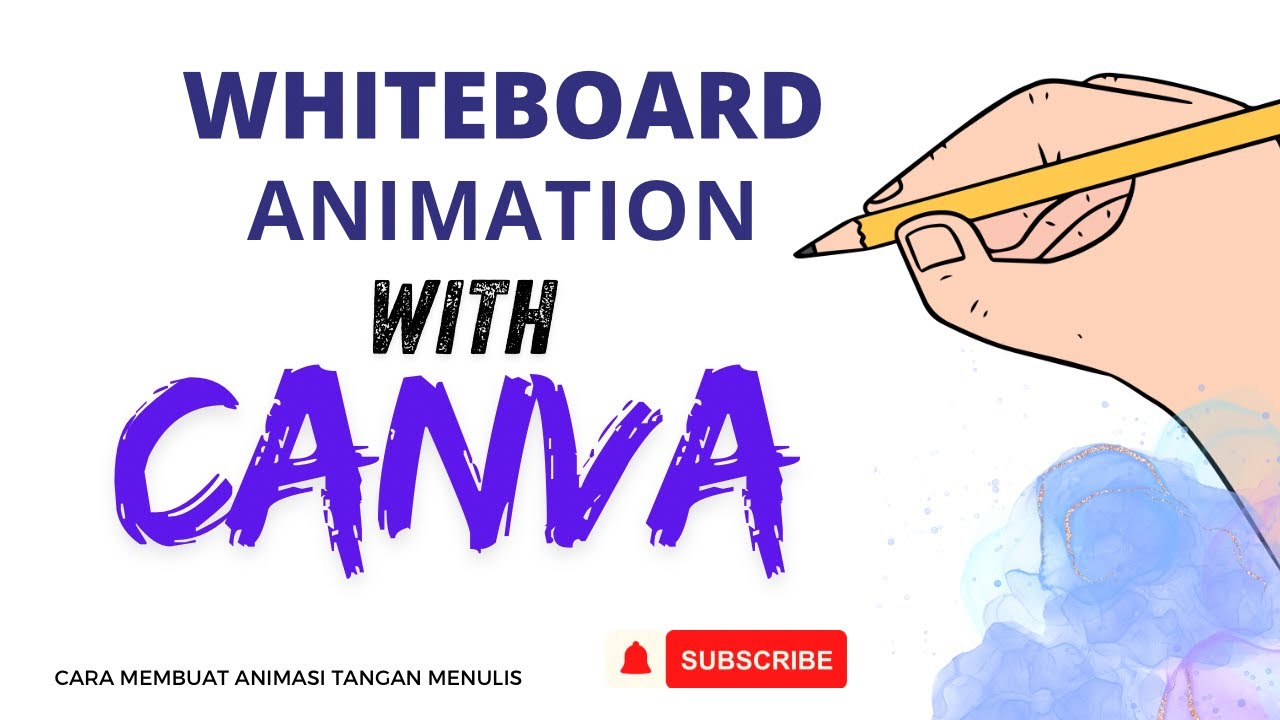 CARA MEMBUAT ANIMASI TANGAN MENULIS DI CANVA // CANVA WHITEBOARD ...