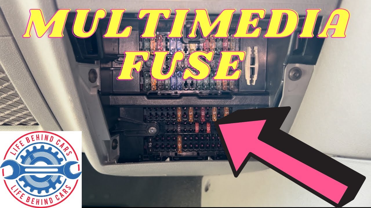 VW Transporter T5 2010 Diesel Multimedia Fuse Location - YouTube