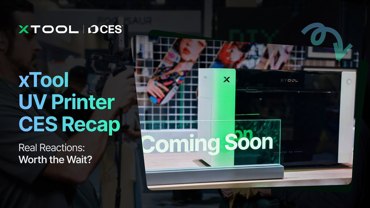 xTool UV Printer: Worth the Wait? | CES Recap - YouTube