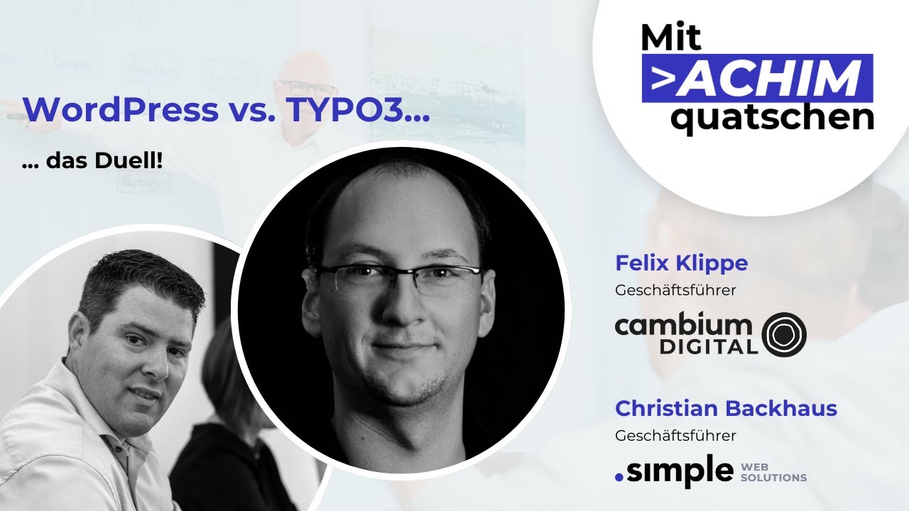 WordPress vs. TYPO3 - das Duell! - YouTube