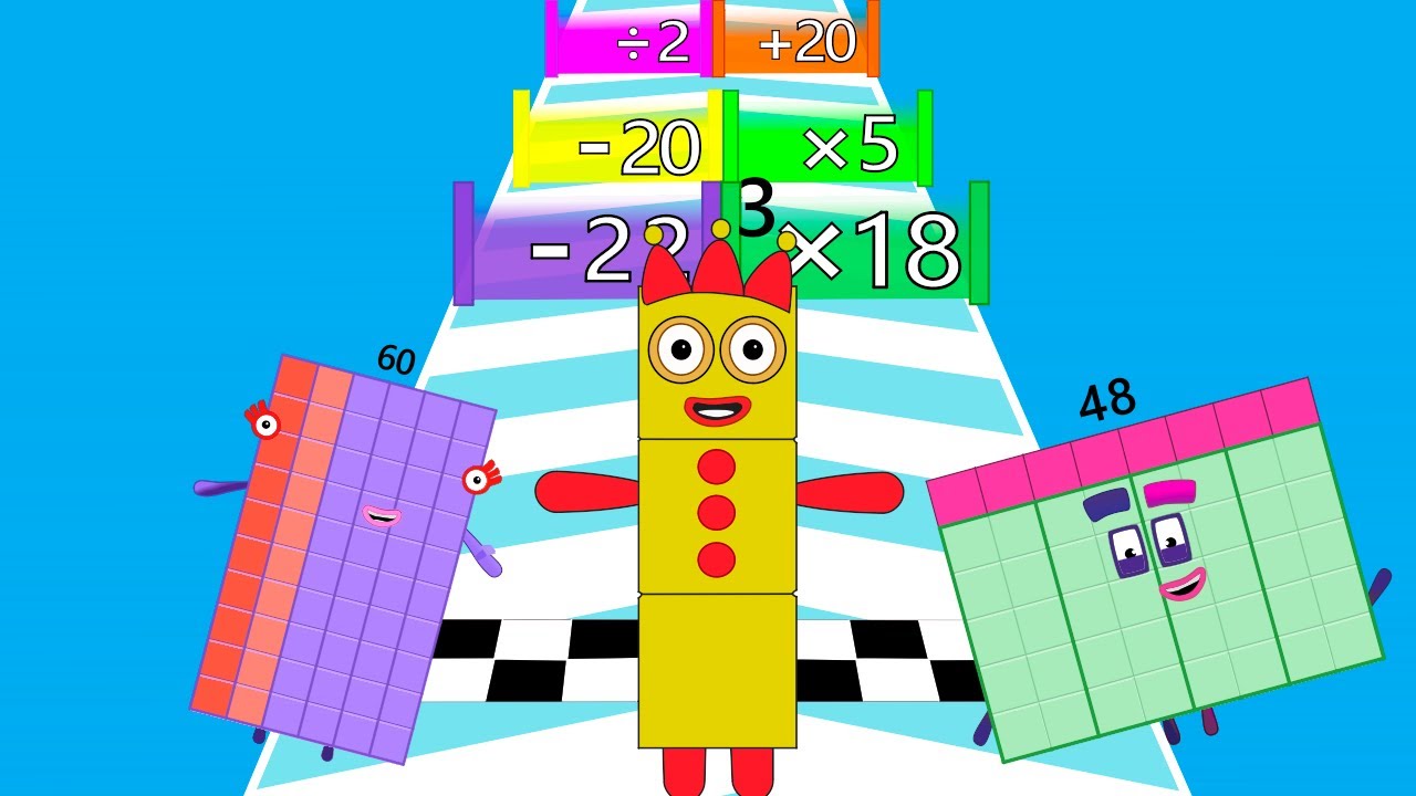 NUMBERBLOCKS RUN | LEARN ADDITION WITH NUMBERBLOCKS | LEARN TO COUNT # ...