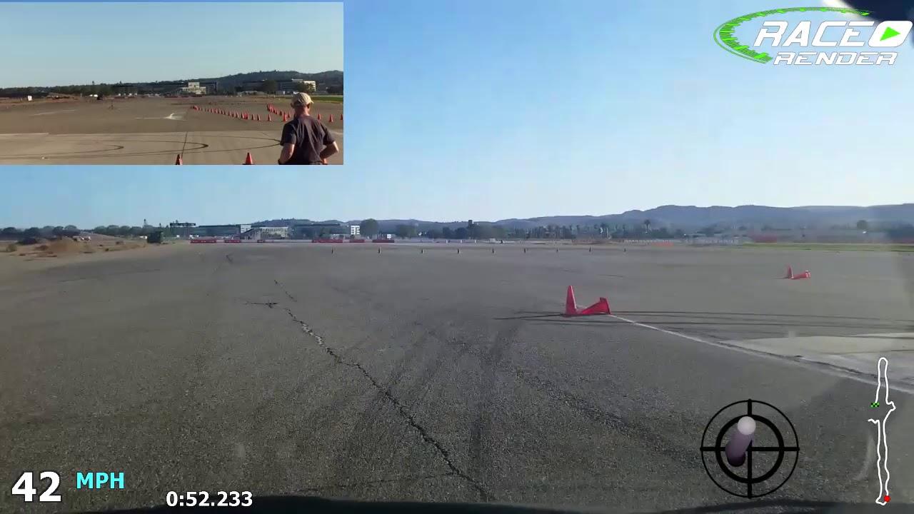 Fiat 500e Autocross at El Toro - YouTube