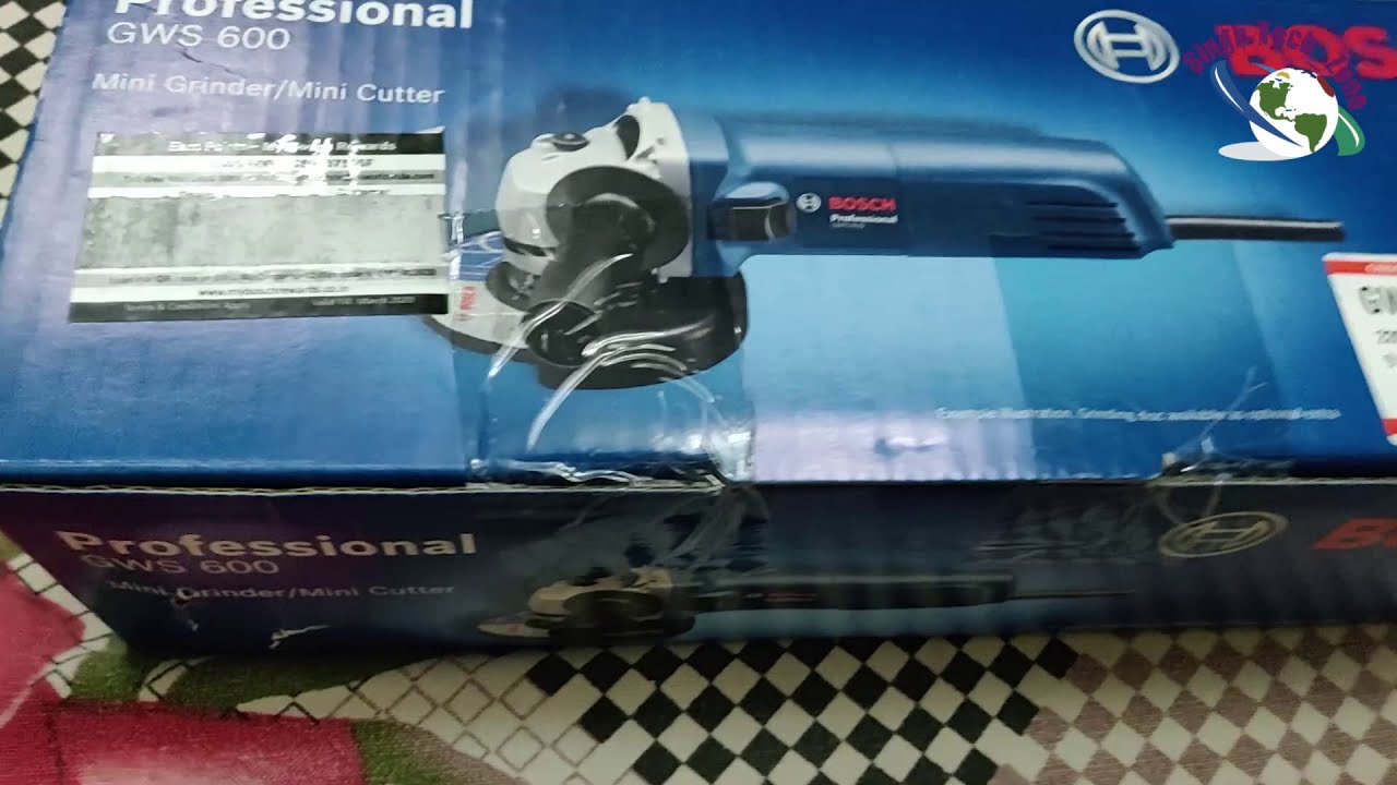 BOSCH GWS 600 Professional 100mm Grinder , Wheel Guard, Wheel Wrench ...