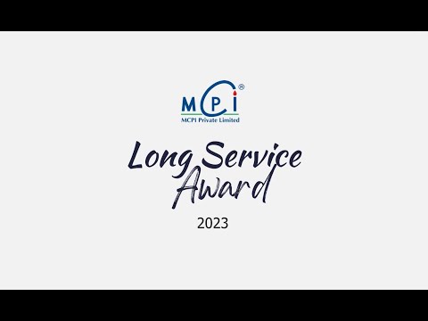 25-year Long Service Award | MCPI Private Limited - YouTube
