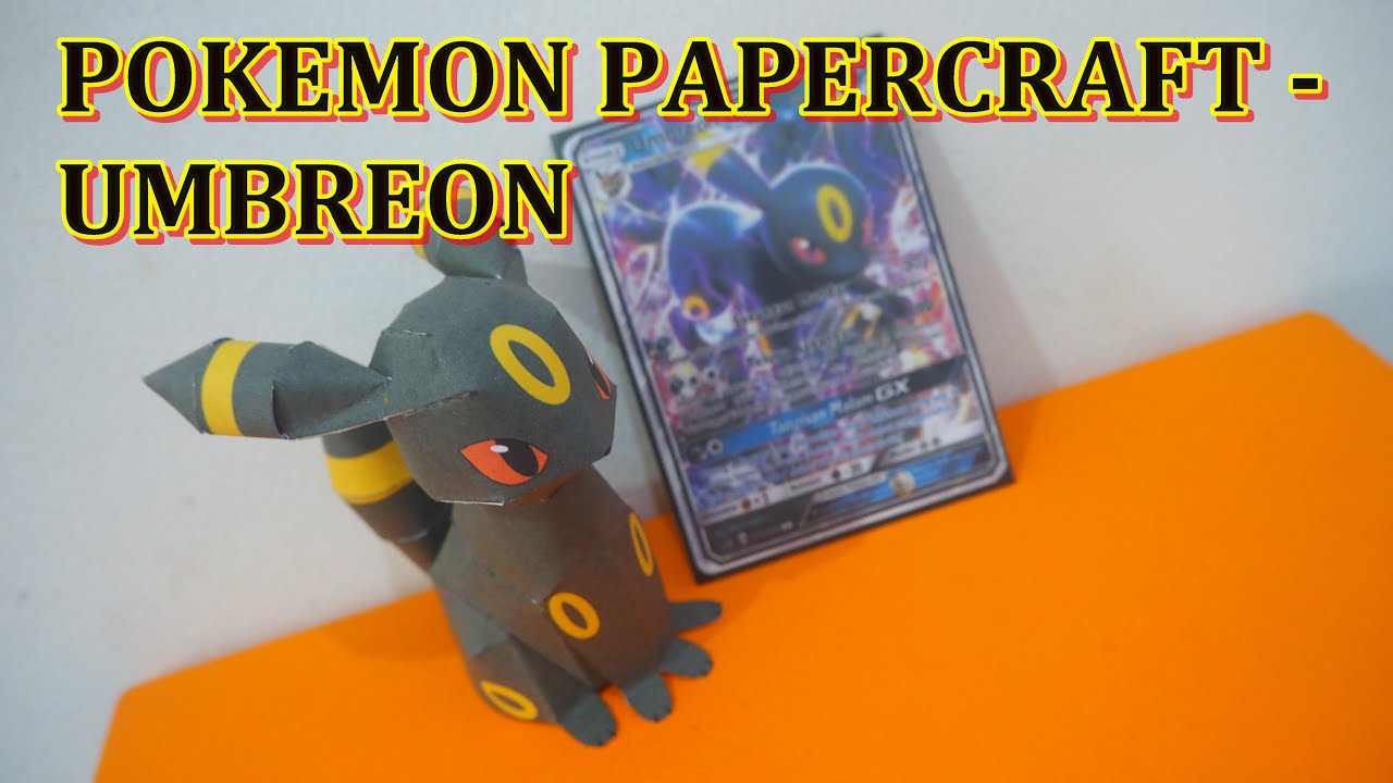 Pokemon Papercraft Template Umbreon