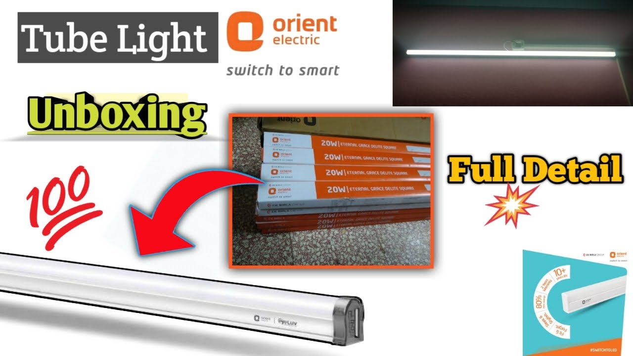 Orient led tube light and orient led bulb orient led tube light fitting ...