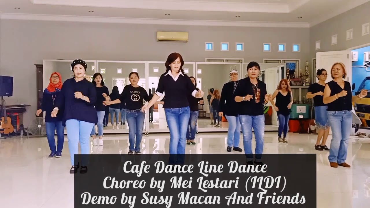 CAFE DANCE |Line Dance |Choreo by Mei Lestari (ILDI) - YouTube