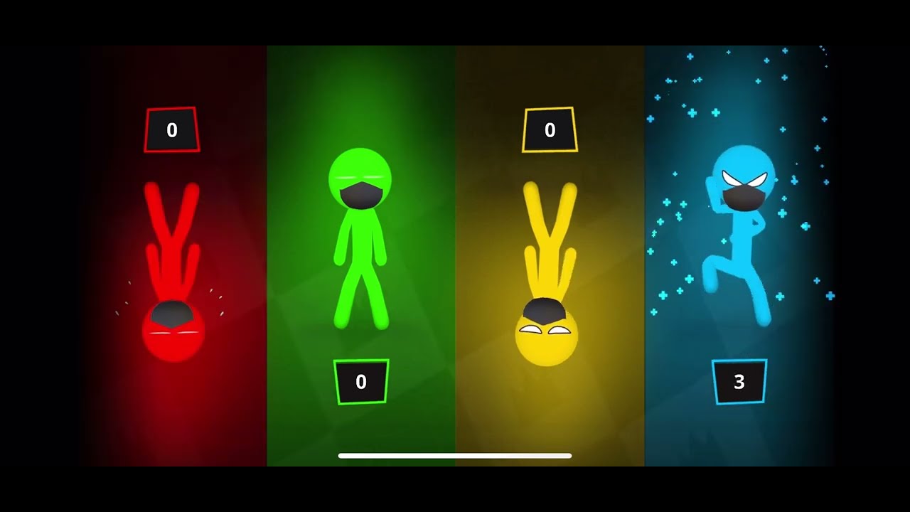 Stickman Party All Minigames - Stickman Tournament party -[1-2-3-4 ...